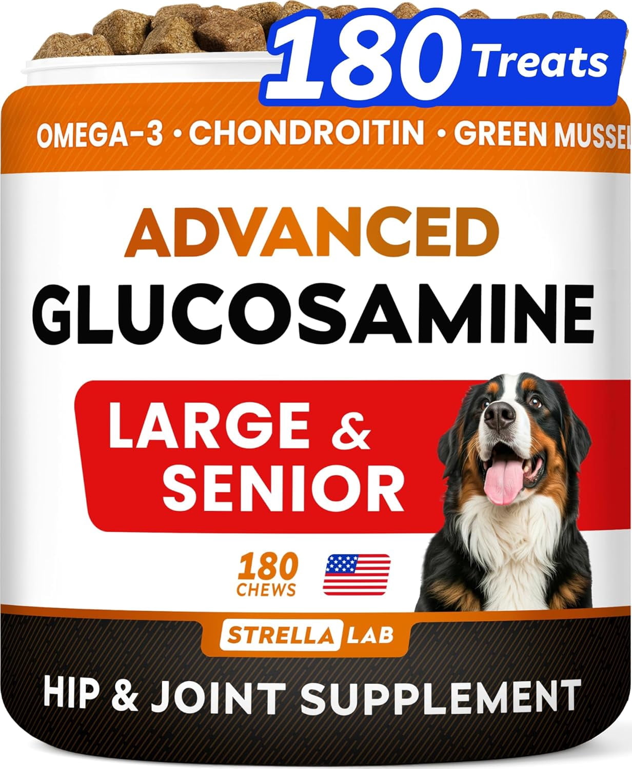 Advanced Glucosamine Chondroitin Joint Supplement for Dogs - Hip ...