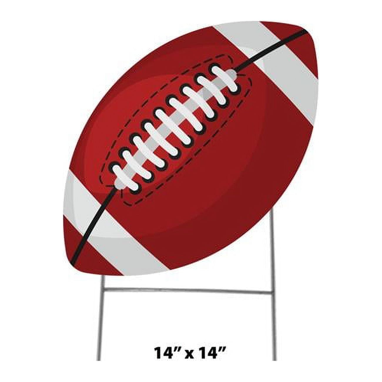 Advanced Graphics 14 x 14 in. Football Icon Yard Sign - Walmart.com