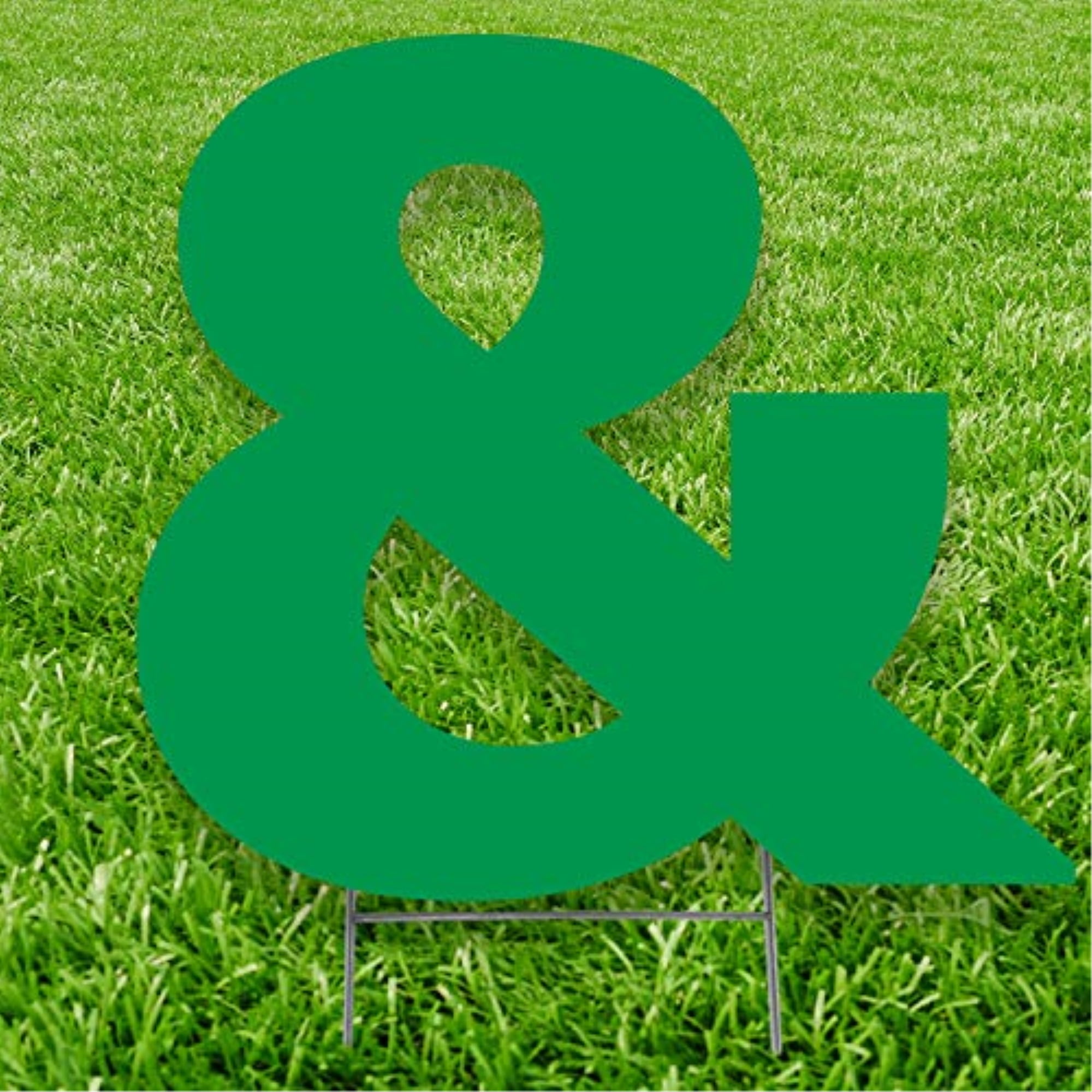 Advanced Graphics 3429 20 x 15 in. Ampersand Symbol Outdoor Yard Sign ...