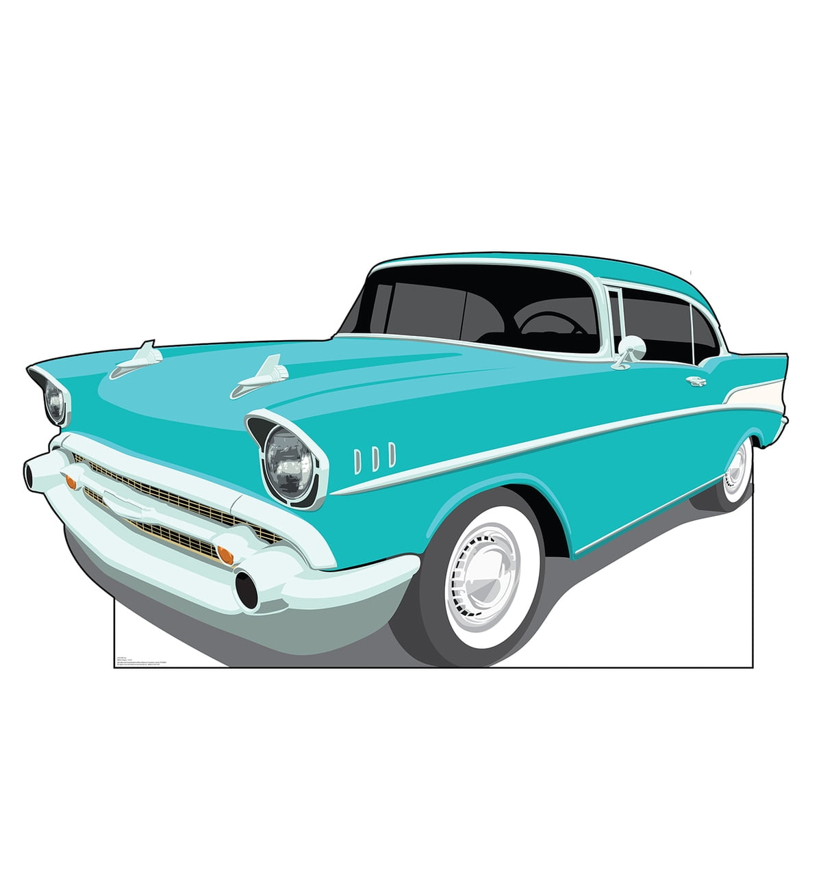 Advanced Graphics 2846 41 x 76 in. 50s Car Cardboard Cutout Standup ...