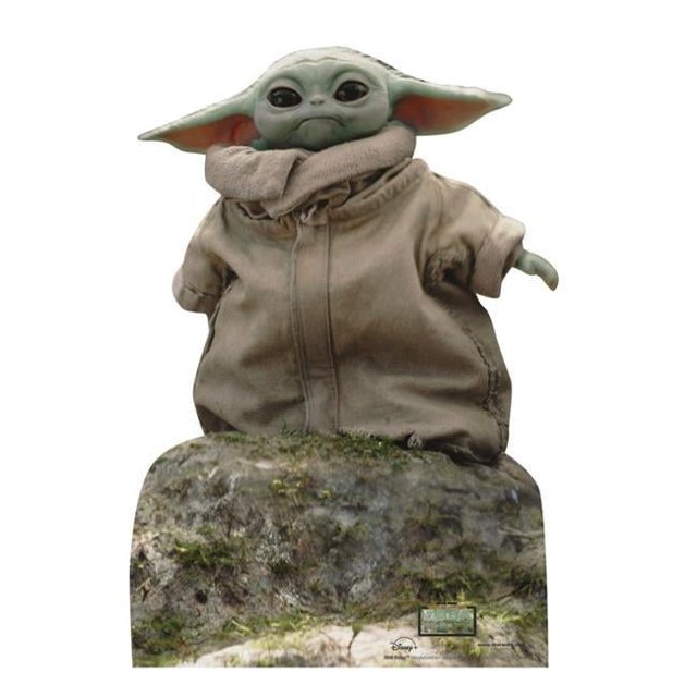 Cardboard People Grogu Life Size Cardboard Cutout Standup - Lucas ...