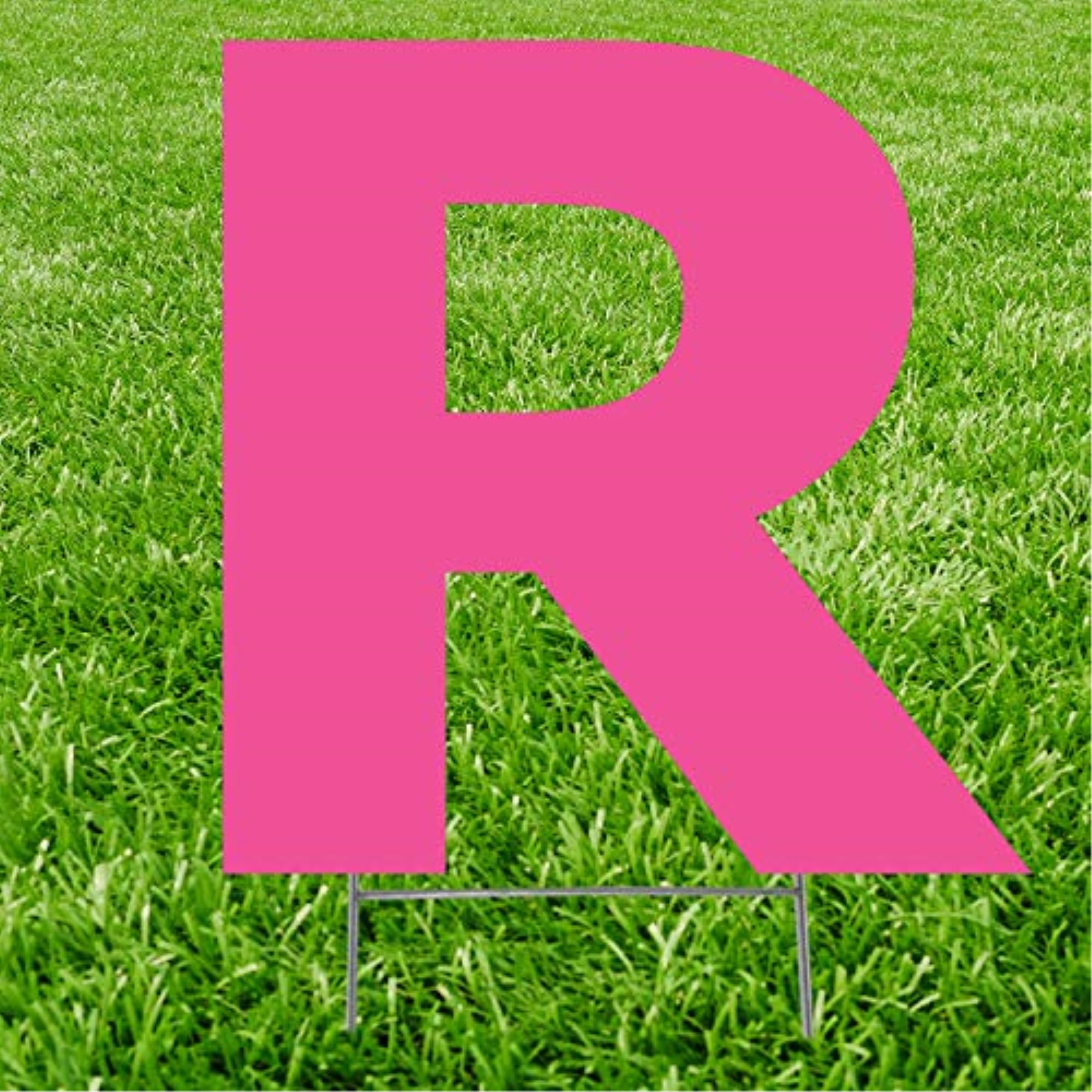 Pink Letter R 20 inches tall - Walmart.com