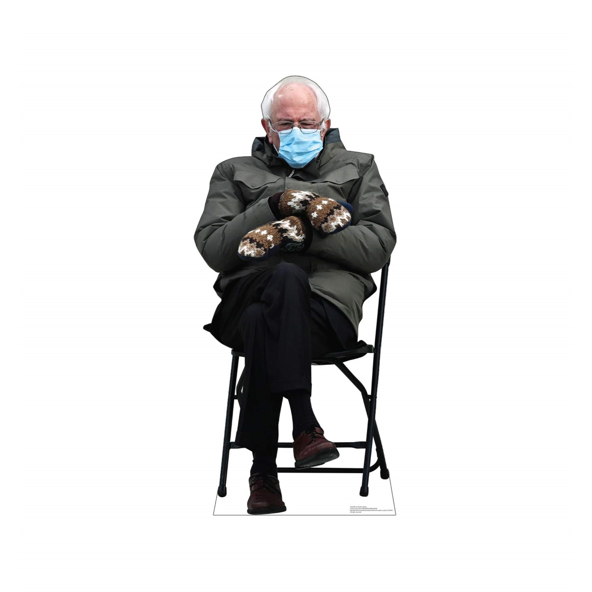 Advanced Graphics 3626 50 x 23 in. Bernie Sanders Mittens Meme ...