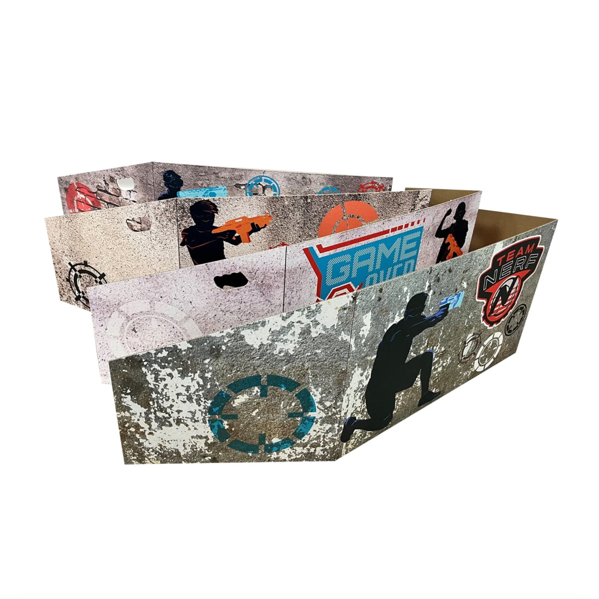 Cardboard People NERF Barriers - Set of 4 Cardboard Cutouts - Walmart.com