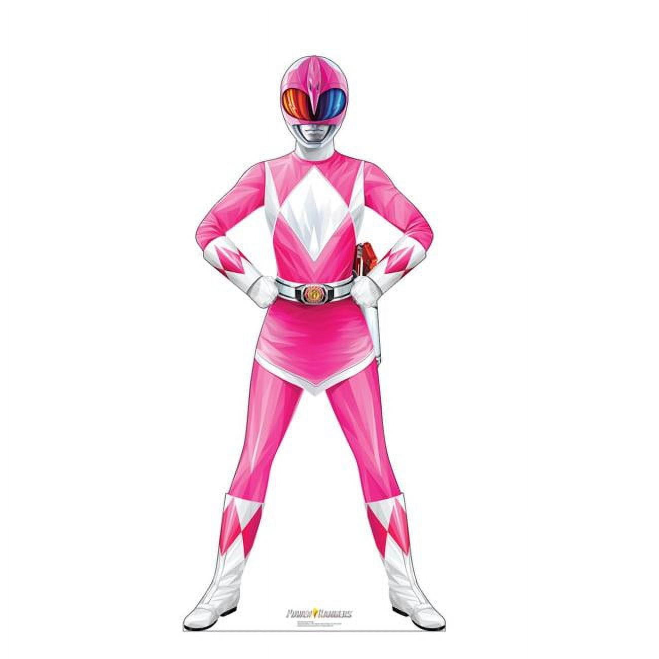 Cardboard People Pink Power Ranger Cardboard Cutout Standup - Power ...