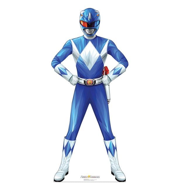 Cardboard People Blue Power Ranger Cardboard Cutout Standup - Power ...