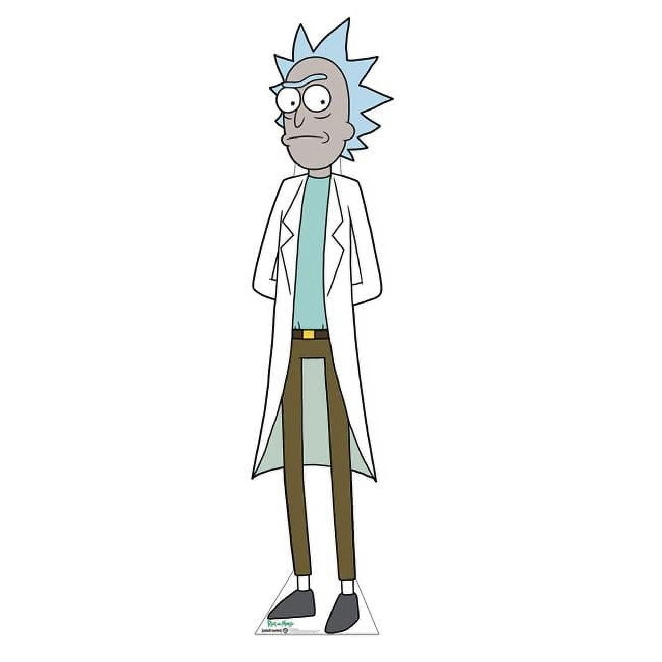 Cardboard People Rick Glaring Cardboard Cutout Standup - Rick and Morty ...