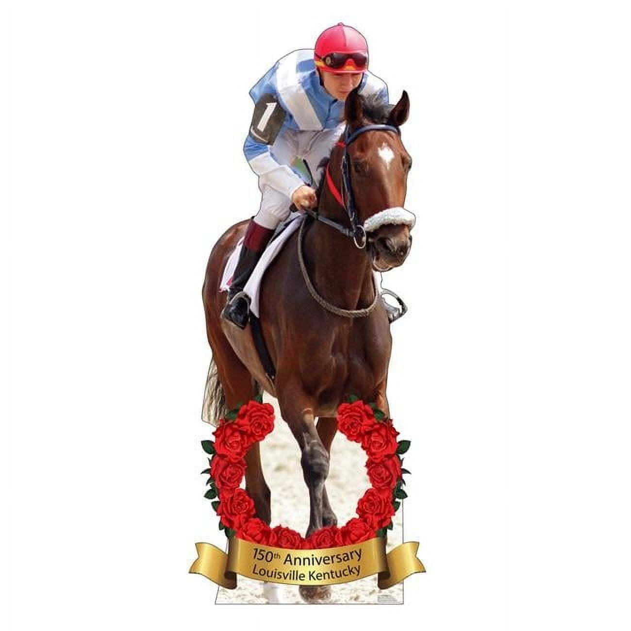 Cardboard People Horse and Jockey 150th Standee Life Size Cardboard ...