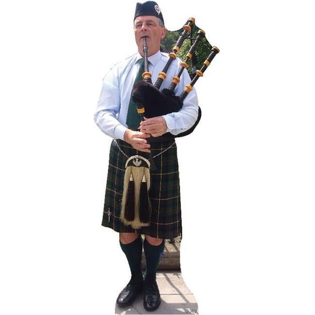 Advanced Graphics 864 Bagpiper Life-Size Cardboard Stand-Up - Walmart ...