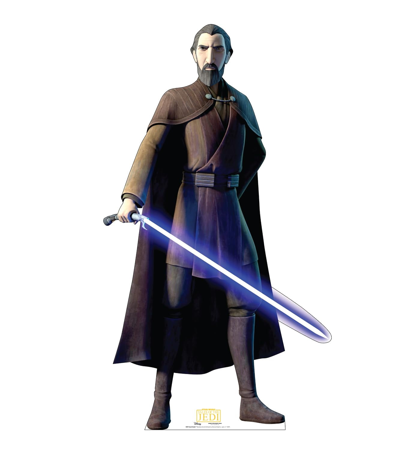 Cardboard People Count Dooku Life Size Cardboard Cutout Standup - Star ...