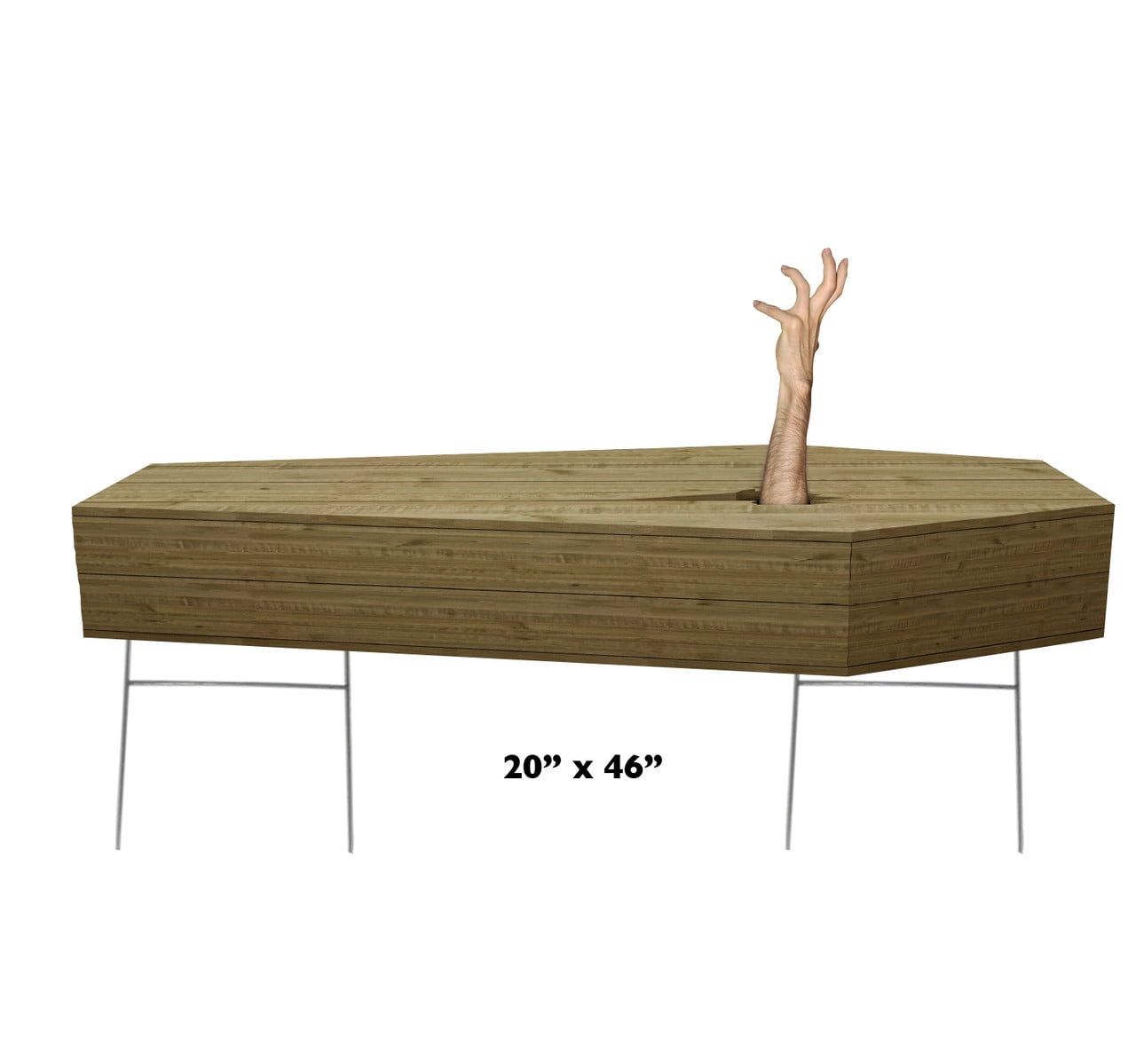 Hand Reaching Coffin Yard Sign - Walmart.com