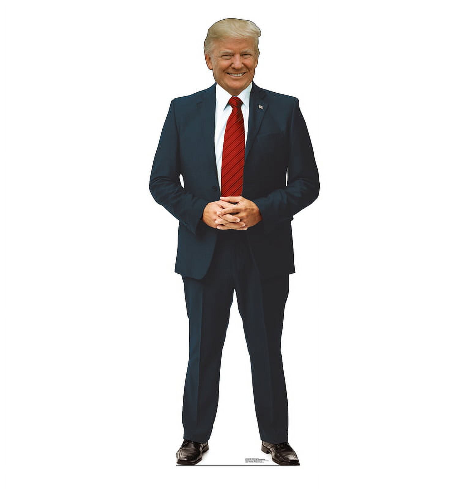 Lifesize Party Decor: President Donald Trump Red Tie Cardboard Cutout ...