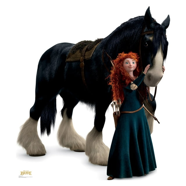 Advanced Graphics Merida and Angus - Brave Standup Cardboard Cutout ...
