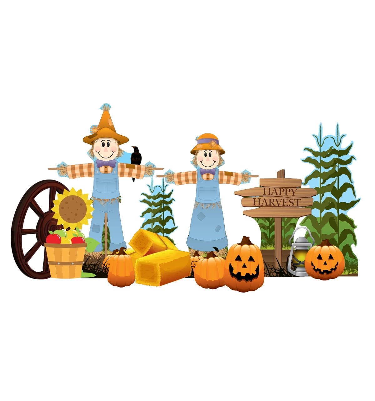 Advanced Graphics Multicolor Fall Harvest Yard Outdoor Decor, Weather ...
