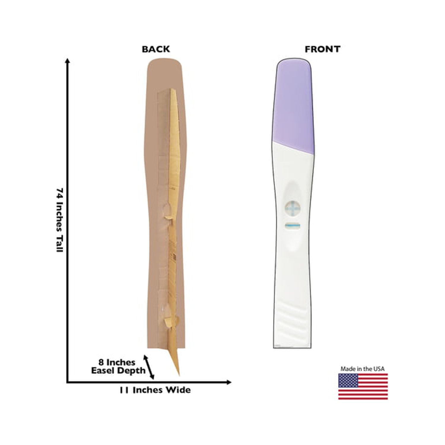 Advanced Graphics Pregnancy Test Cardboard Cutout - Walmart.com