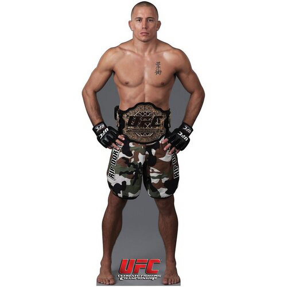Advanced Graphics UFC Georges St.Pierre Cardboard Stand-Up - Walmart.com