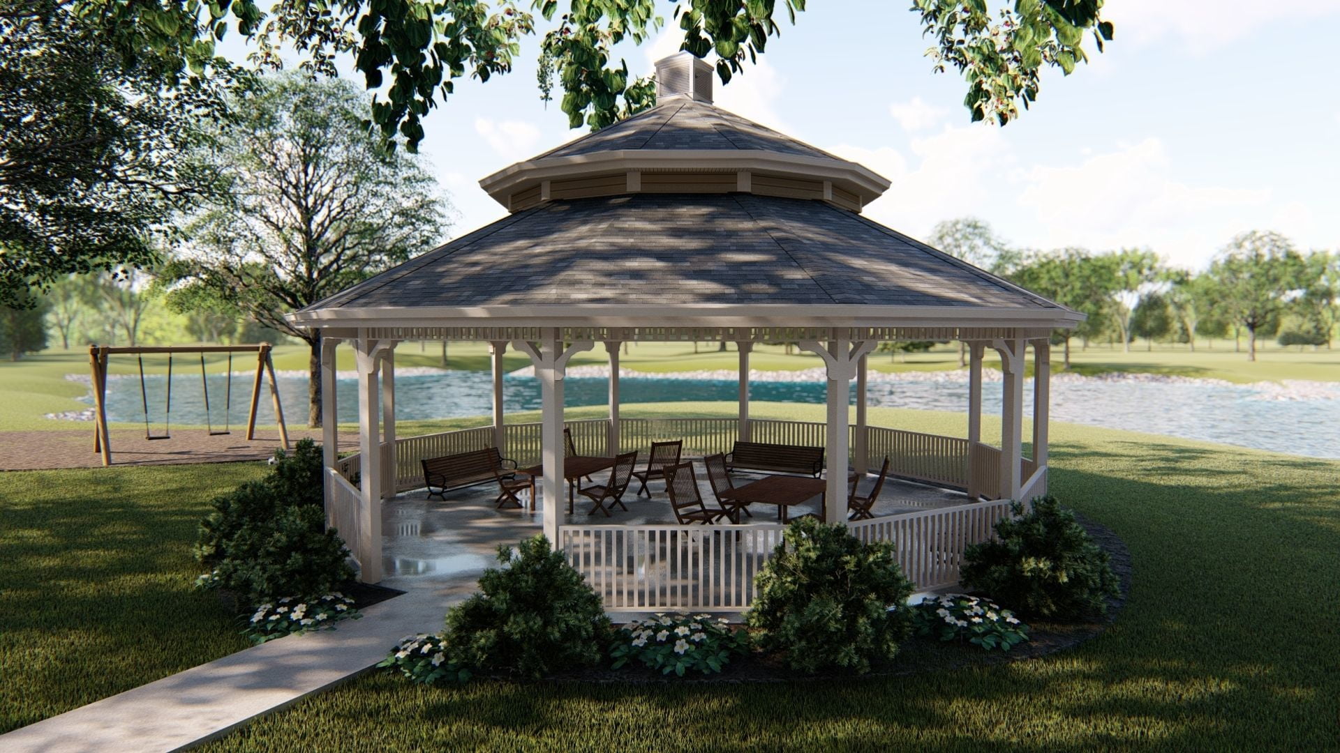 Advanced House Plans: Builder Ready Blueprints | Bayview 29431 | Gazebo ...