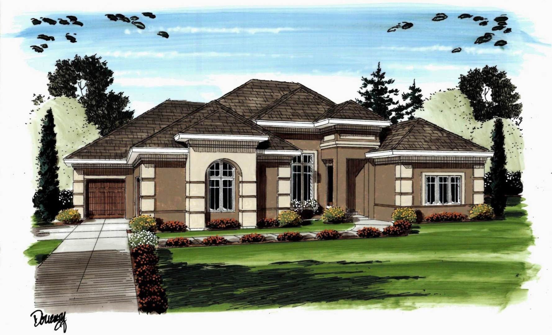Advanced House Plans: Builder Ready Blueprints | Berkeley 29247 | 1 ...