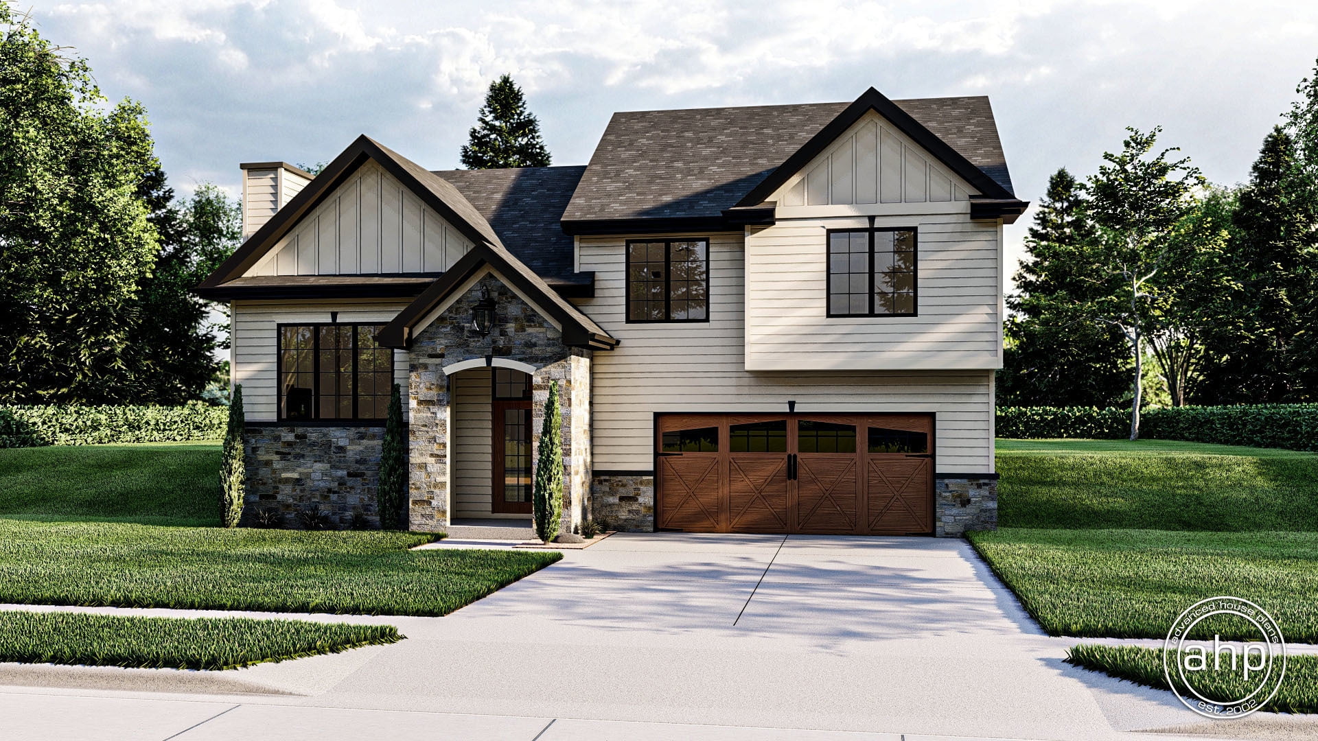 Advanced House Plans: Builder Ready Blueprints | Delaney 29329 | Split ...