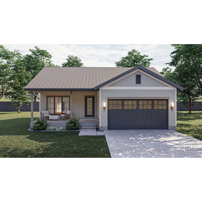 1 Story Traditional House Plan Gunnison 1 Story House Plans | Advanced