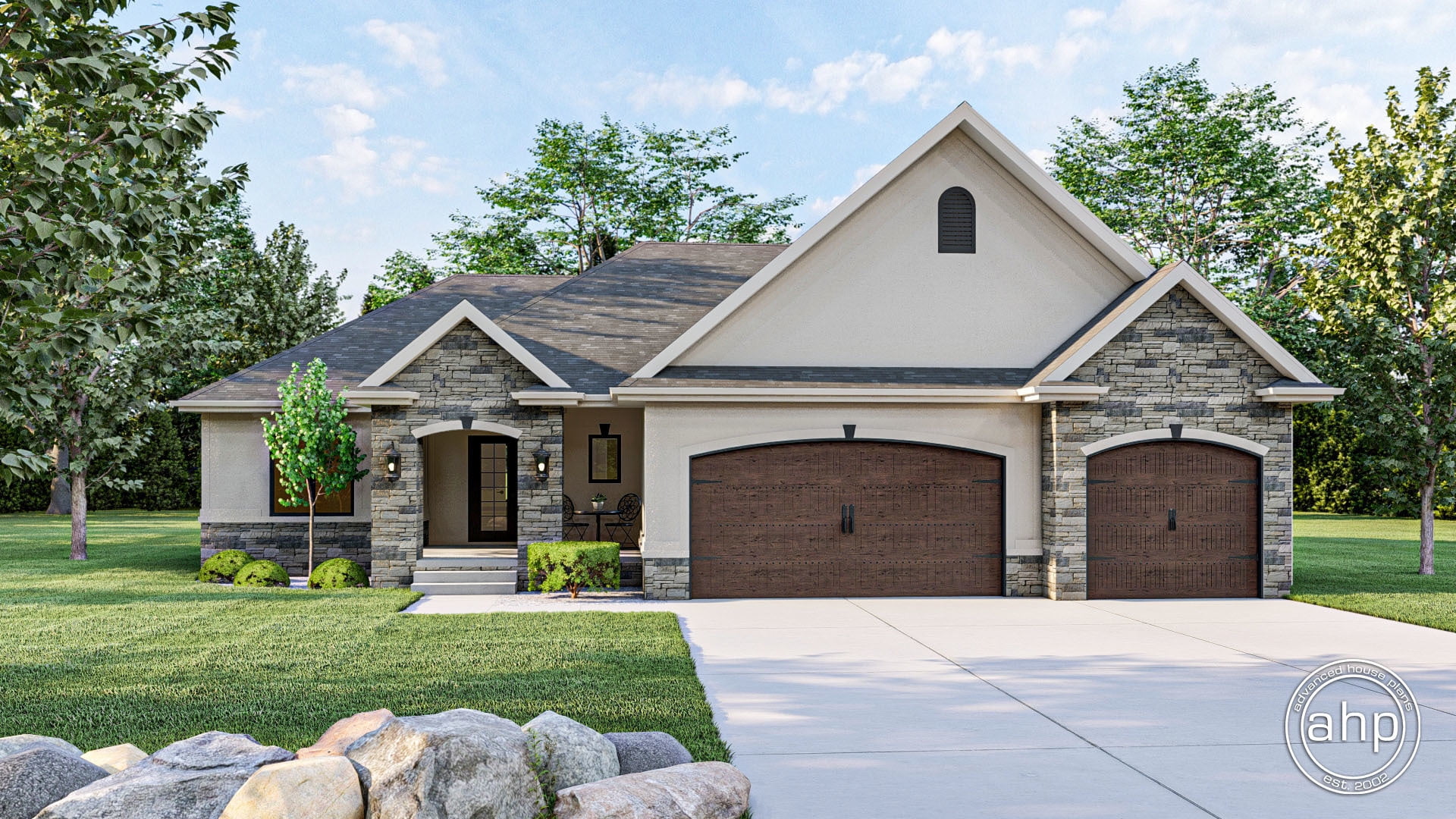 Advanced House Plans: Builder Ready Blueprints | Picket 29194 | 1 Story ...