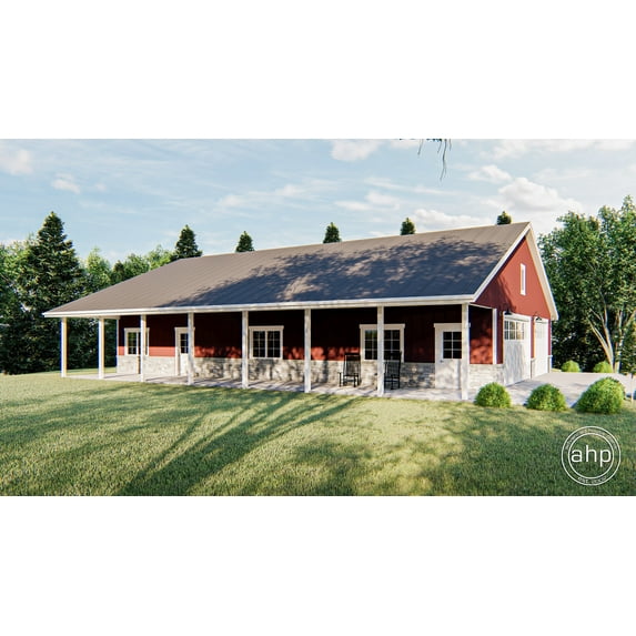 Advanced House Plans: Builder Ready Blueprints | Reagan 29438 | Pole ...