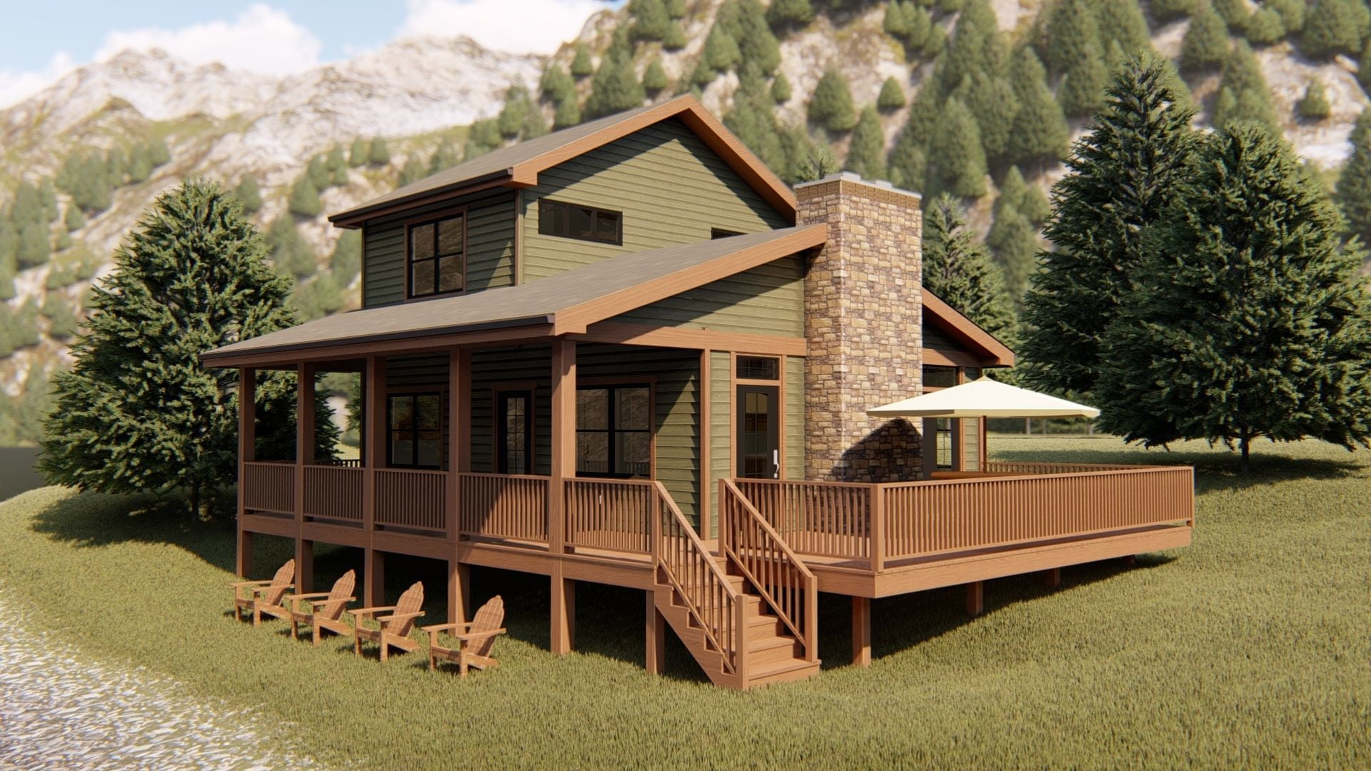 Advanced House Plans: Builder Ready Blueprints | Sundance 29546 | Cabin ...
