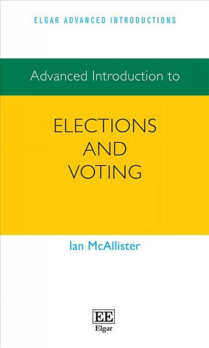 Advanced Introduction to Elections and Voting - Walmart.com