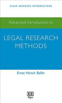 Pre-Owned Advanced Introduction to Legal Research Methods - Walmart.com
