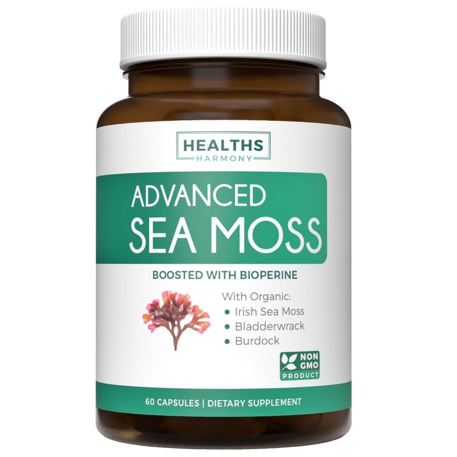 Advanced Nature Sea Moss Supplement: Irish (Non-GMO) For Digestion ...