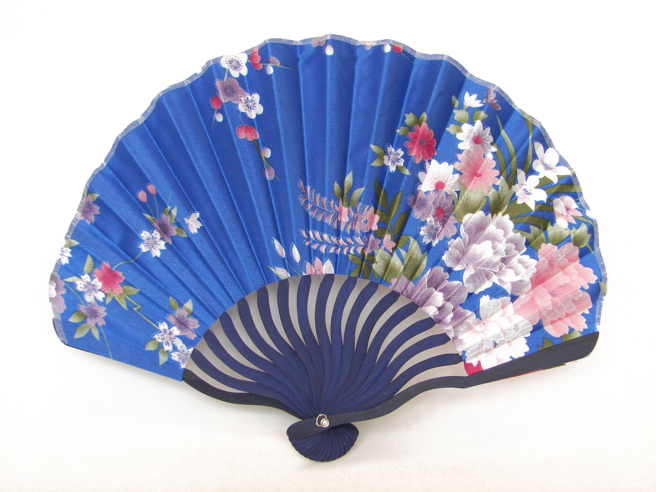 Advanced Japanese Style Hand Fan-blue - Walmart.com