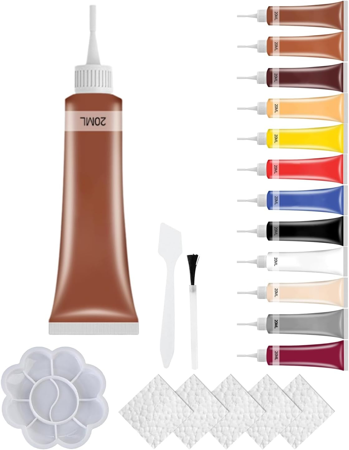 Advanced Leather Repair Gel, 2025 New Leather Repair Coloured Cream Gel ...