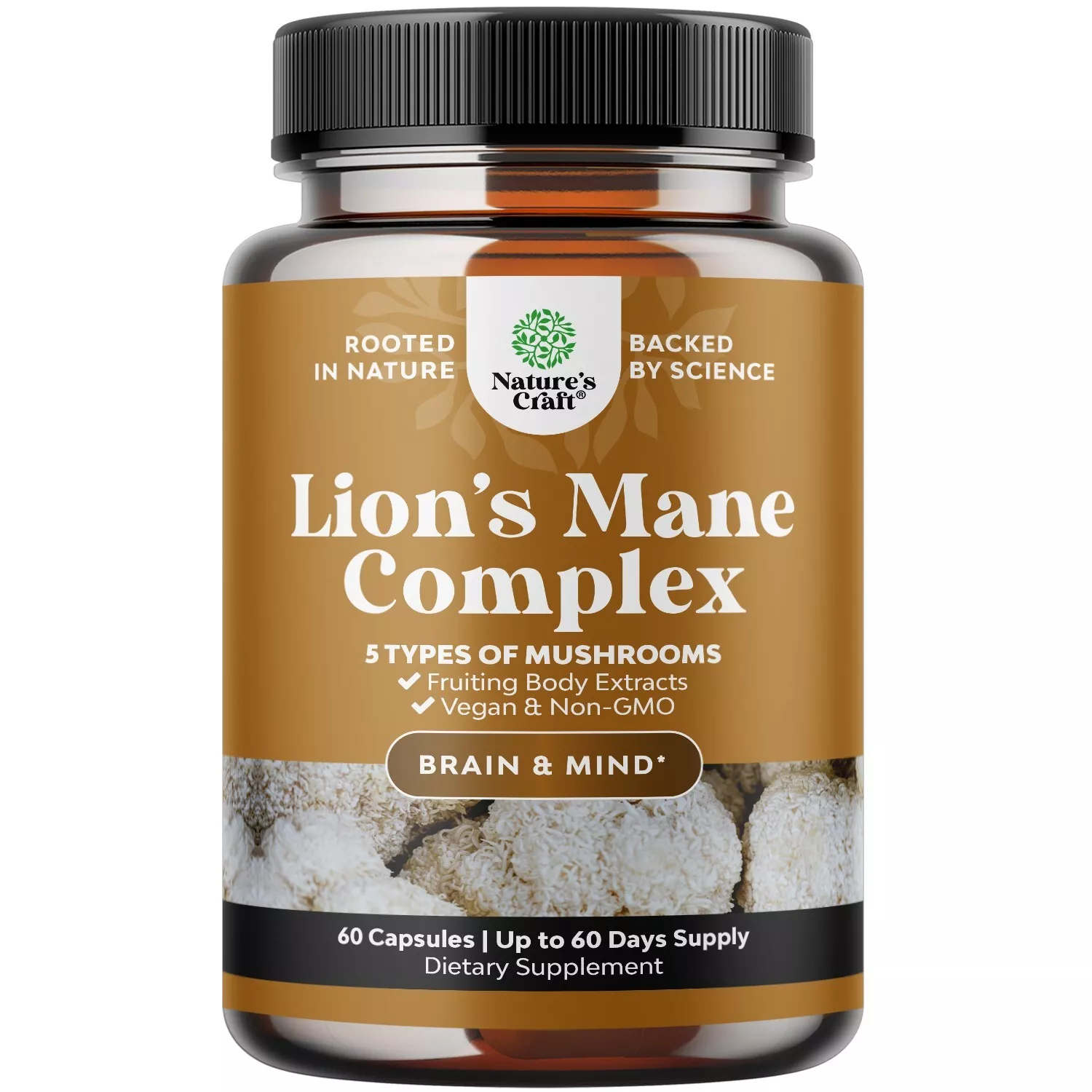 Advanced_Lion'S_Mane_Mushroom_Supplement_5X_Fruiting_Body_Mushroom ...