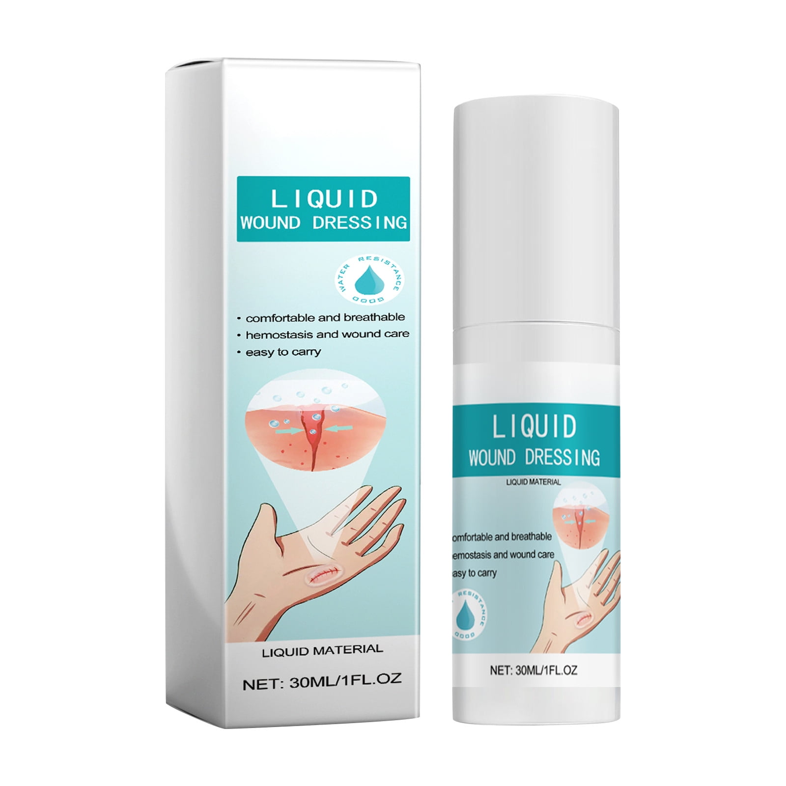 Advanced Liquid Wound Dressing Spray 30ml, Breathable, Hemostasis ...