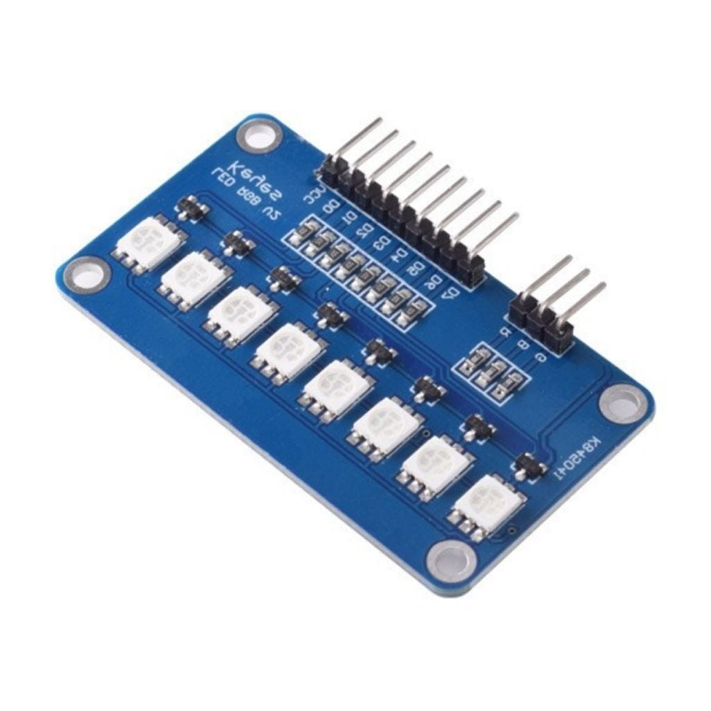 Advanced MCU Water Lamp Development Board With 5050 LEDs For Dynamic ...