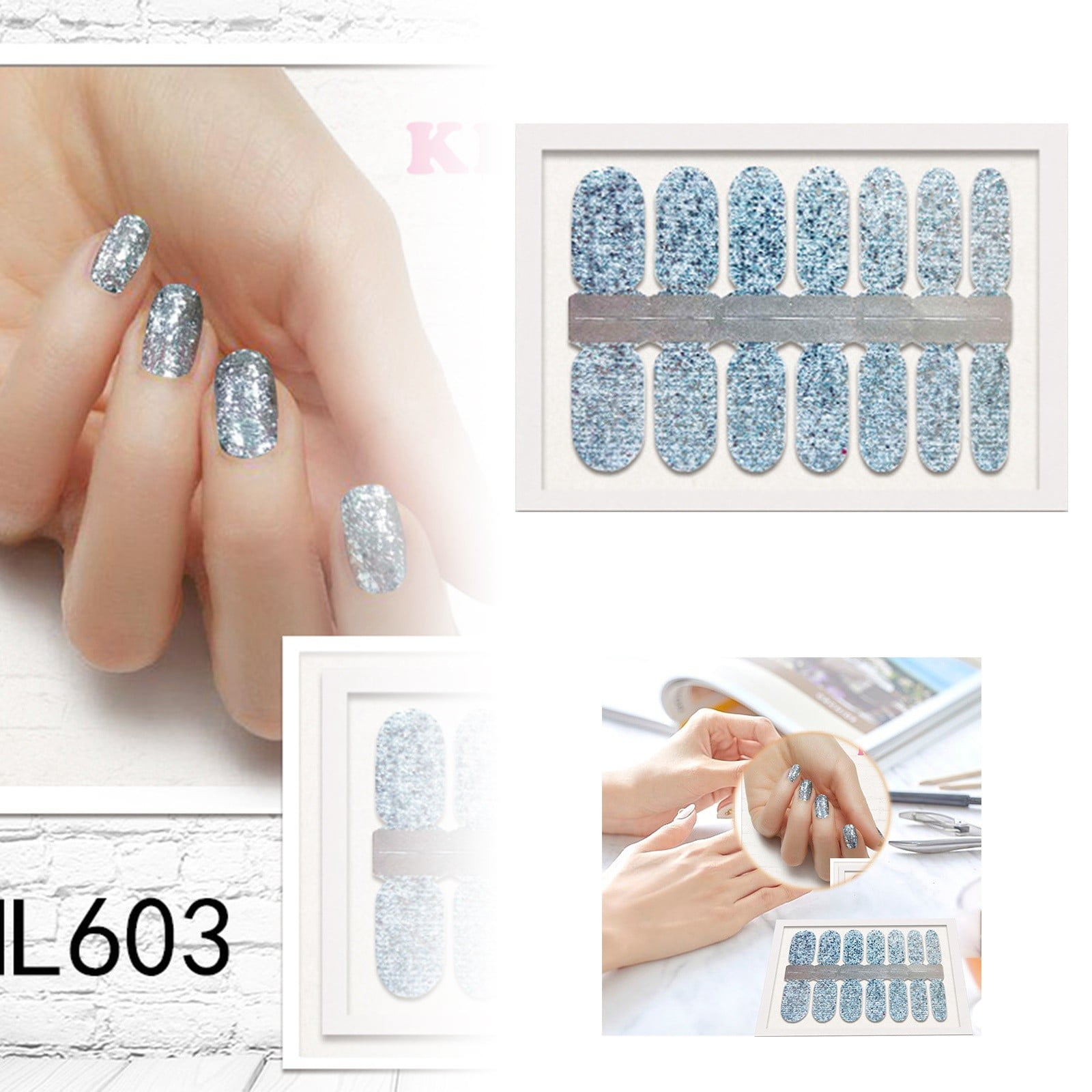 Advanced Nail Deep Dough Sticks Nail Polish Bag Nail Sticker Decal Nail ...