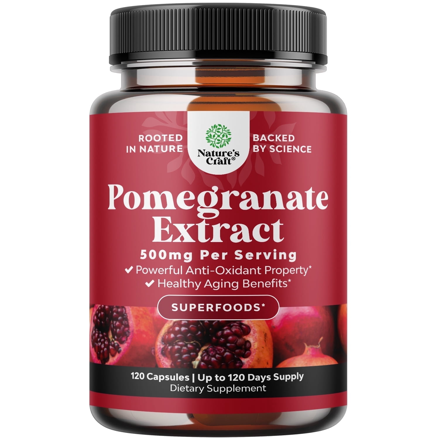 Advanced Antioxidant Pomegranate Extract - Superfood Supplement for ...