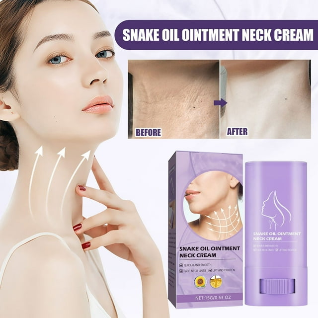 Advanced Neck Firming Cream with Snake Oil Extract Anti-Aging, Wrinkle ...