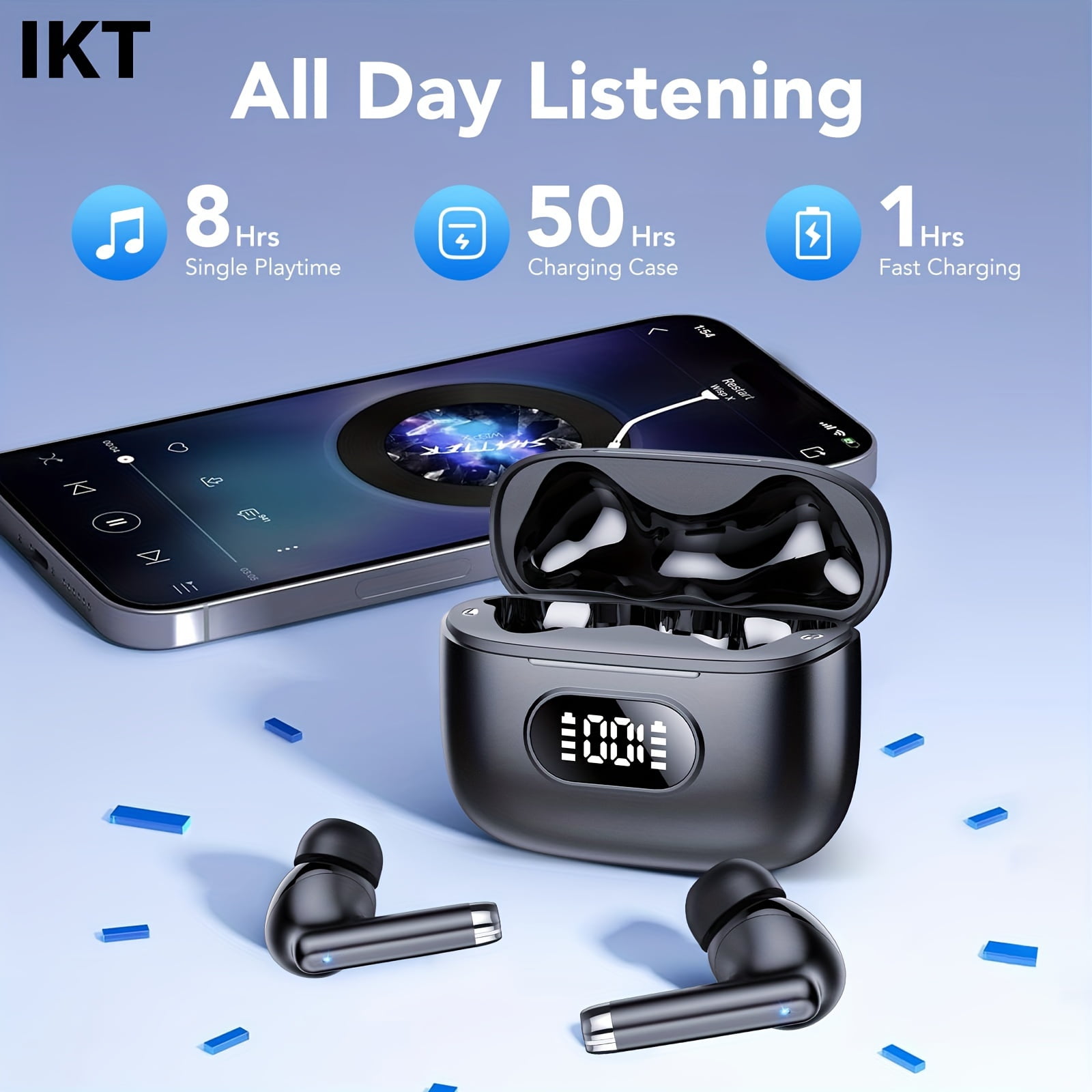 Advanced Noise Cancellation FANRUINA S25 Wireless Earbuds - Immersive ...