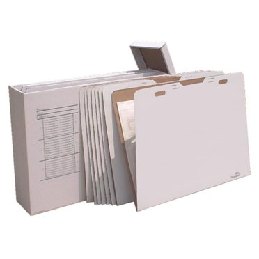 AOS Flat Storage File Folders - Stores Flat Items up to 30" x 42", Pack ...