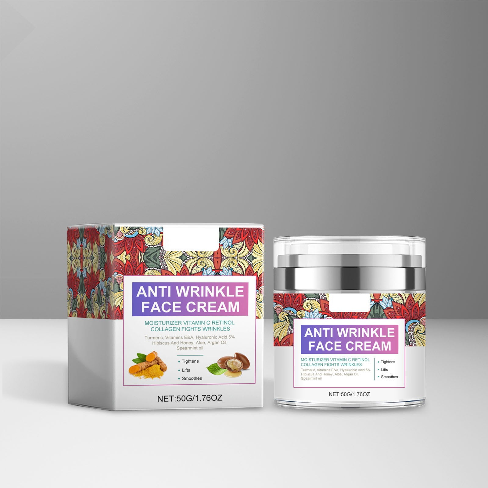 Advanced Peptide Face Cream Moisturizes,Brightens Skin,Reduces Under ...