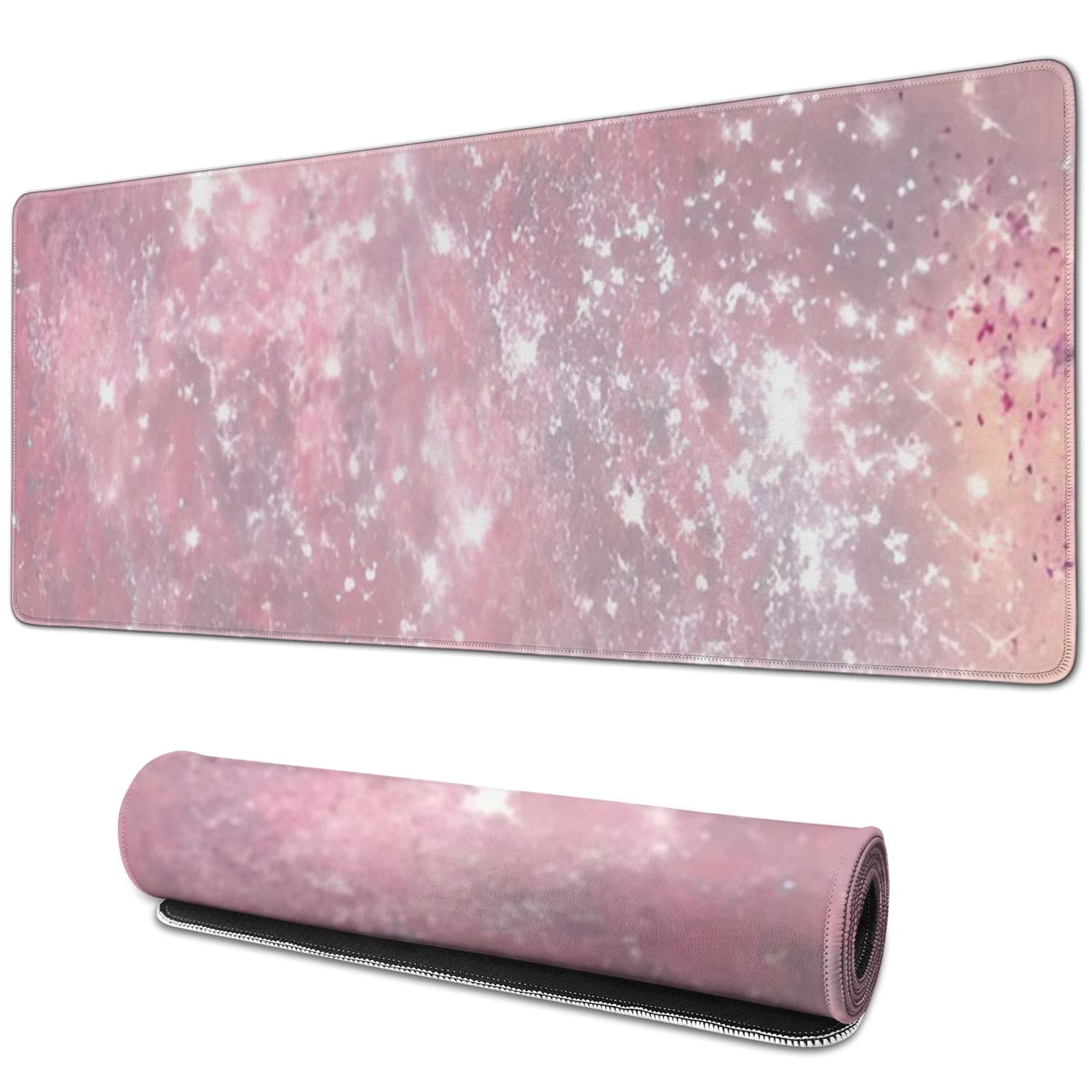 Advanced Pink Mouse Pad & XXL Desk Pad for Effortless Work – 31.5x11.8 ...