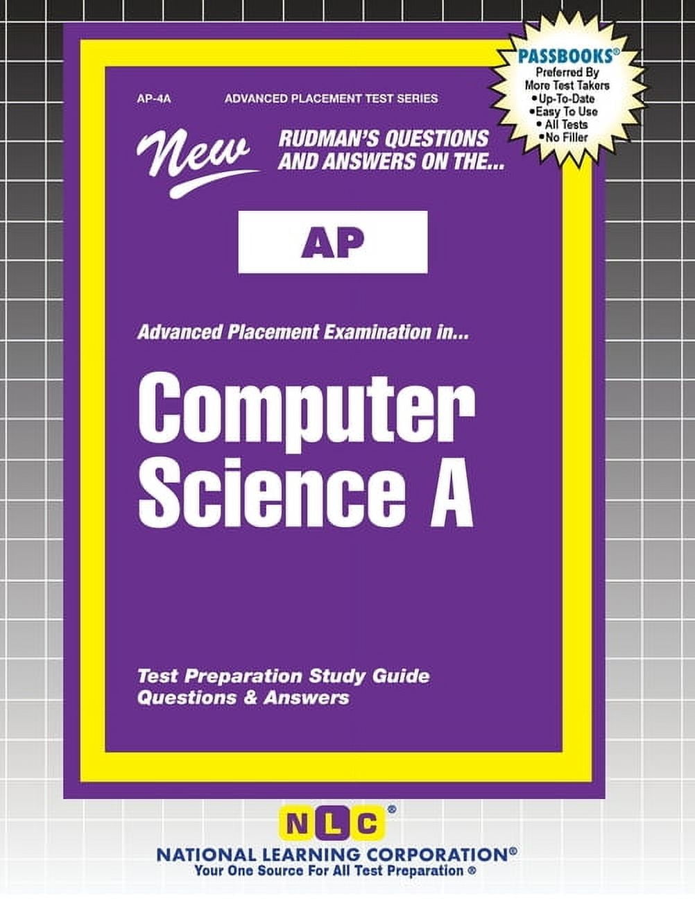 Advanced Placement Test Computer Science A, Book 4, (Paperback ...