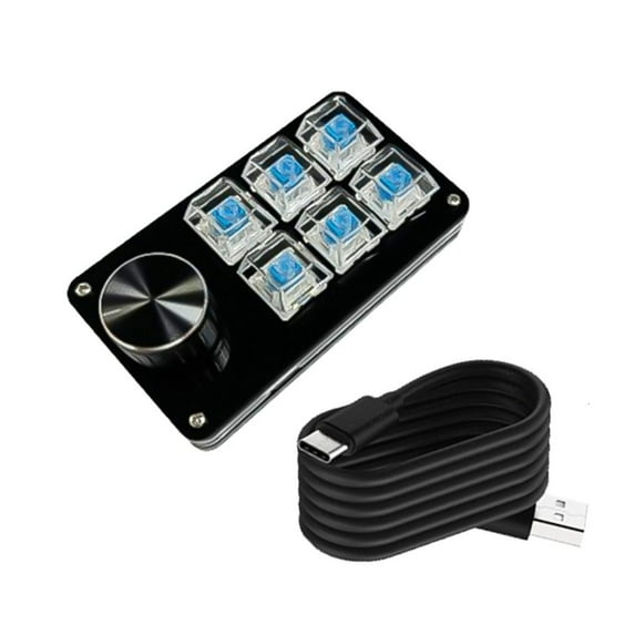 Yammee Wire Programmable Macro Keyboards With Single Control Knob ...