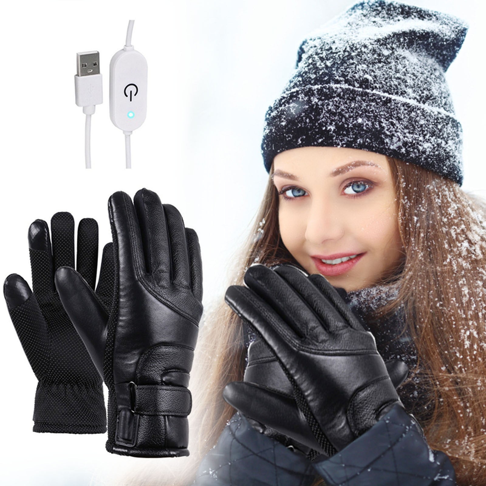 Advanced Rechargeable Heated Gloves for Men and Women with Triple ...