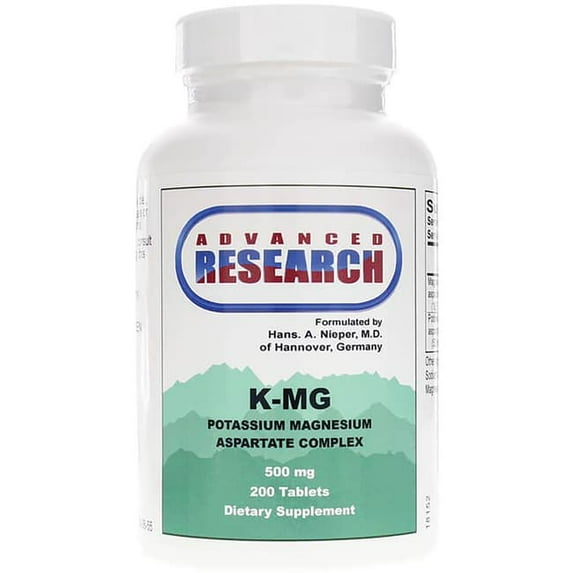 Advanced Research/Nutrient Carriers K-Mg Potassium Magnesium Aspartate ...