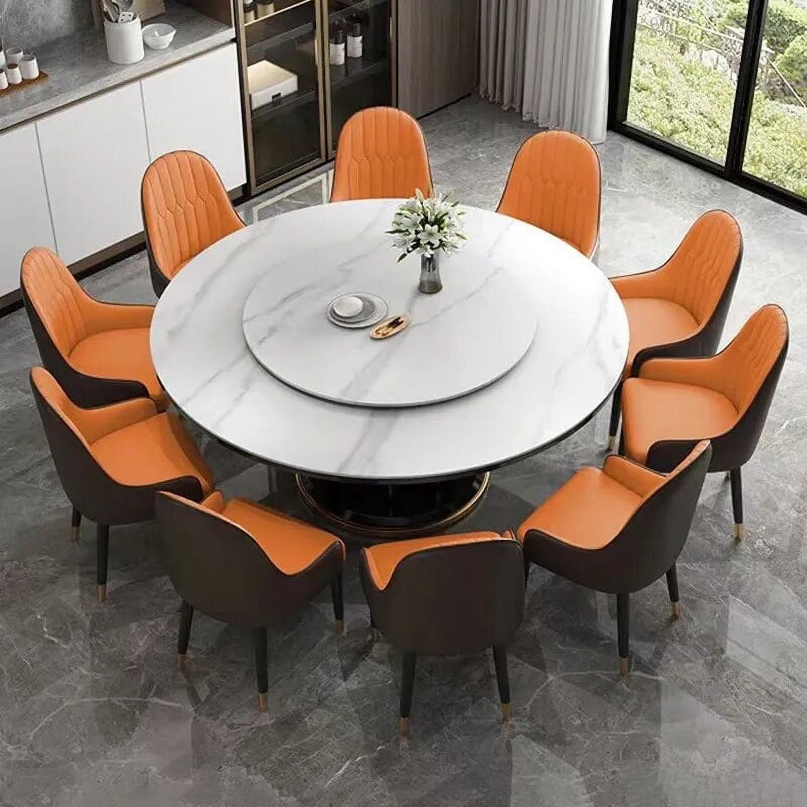 Advanced Round Dining Table Kitchen Living Dressing Dinning Table Set ...