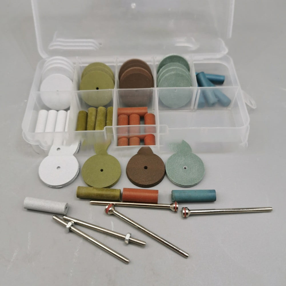 Advanced Silicone Rubber Polishing Wheels 45Pcs Set With 5 Mandrel ...