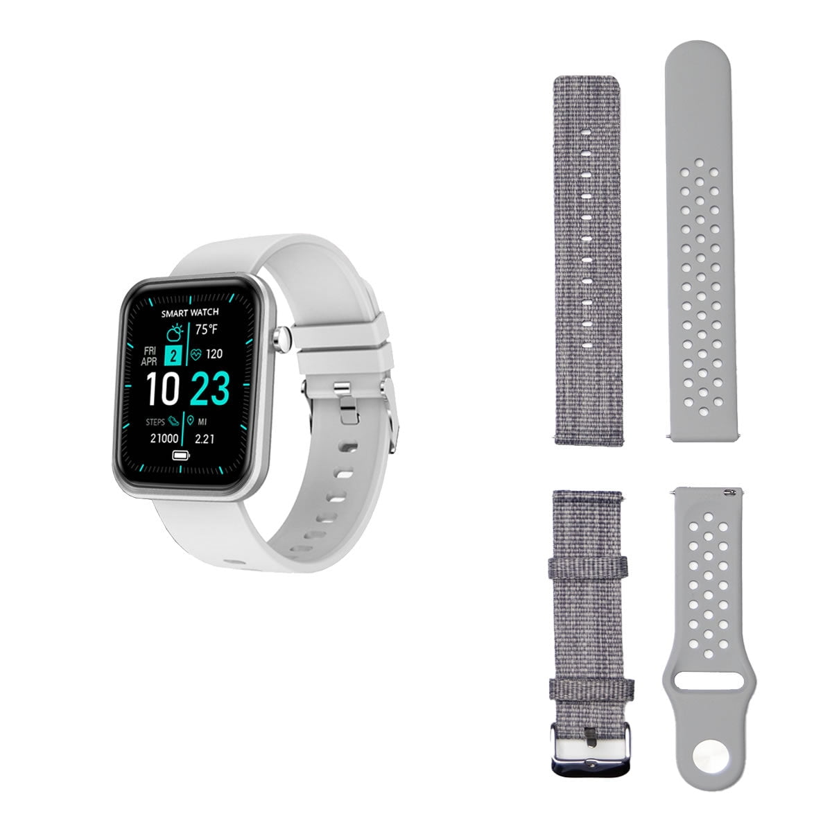 Advanced Smartwatch With Three Bands And Wellness + Activity Tracker ...