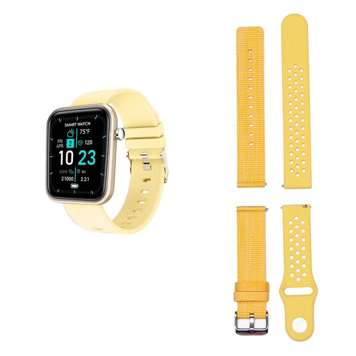 Advanced Smartwatch With Three Bands And Wellness + Activity Tracker ...